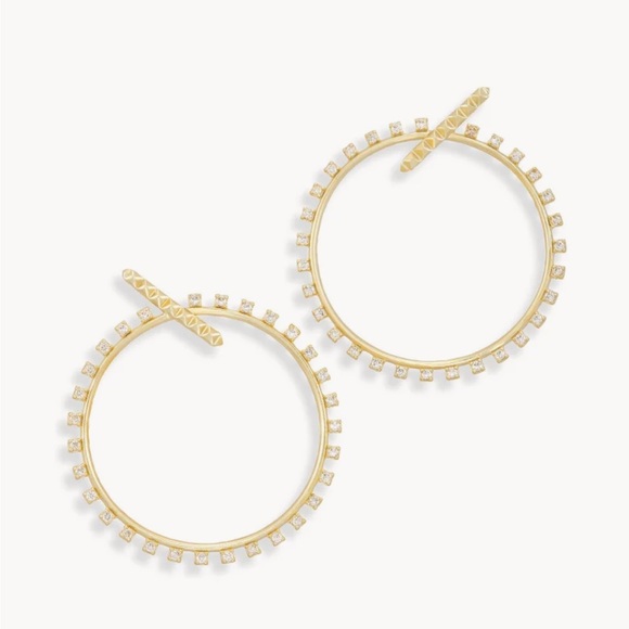 Kendra Scott | Jewelry | Kendra Scott Charlie Grace Hoop Earrings In ...